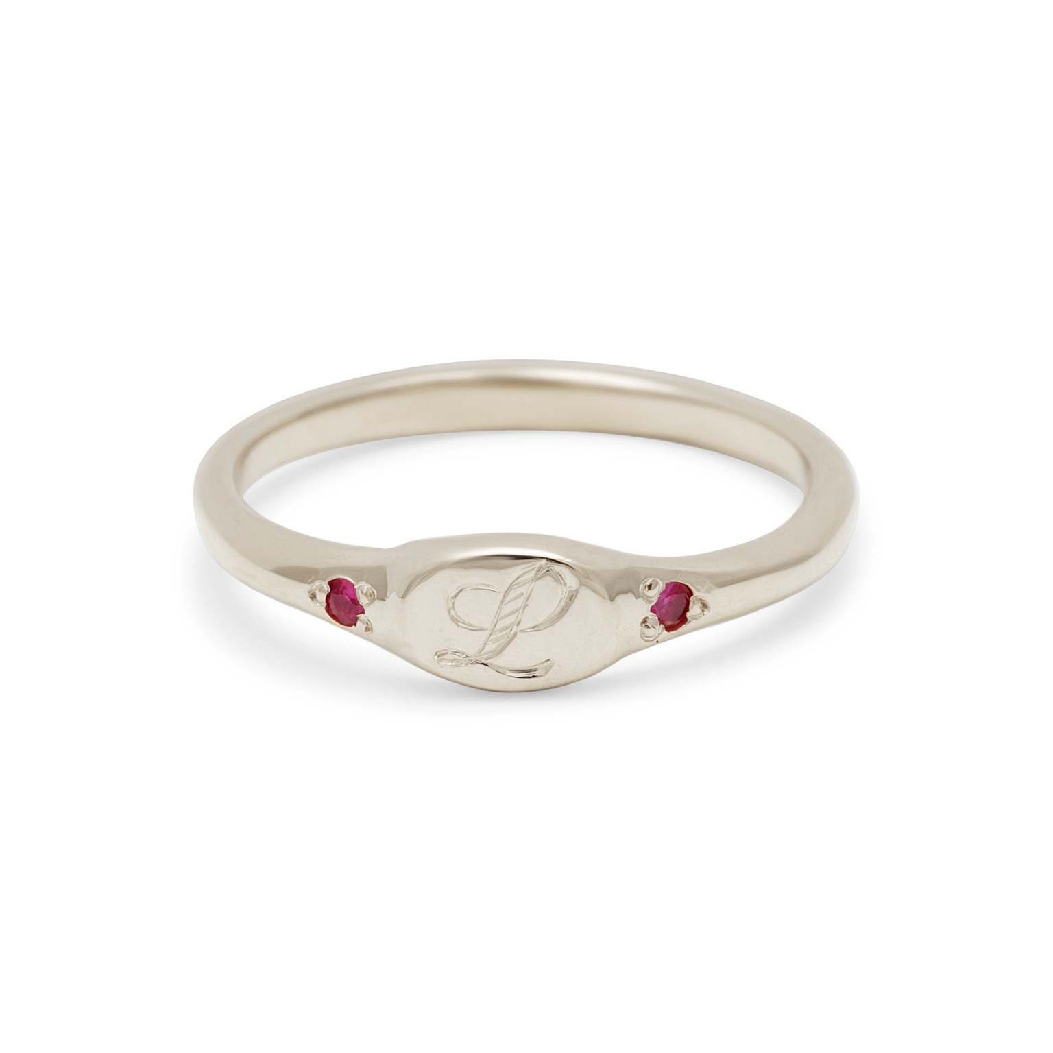 Custom Classic Mini Signet Ring - Elisa Solomon Jewelry
